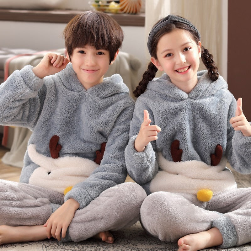 Pyjama Enfant Chaud Sherpa