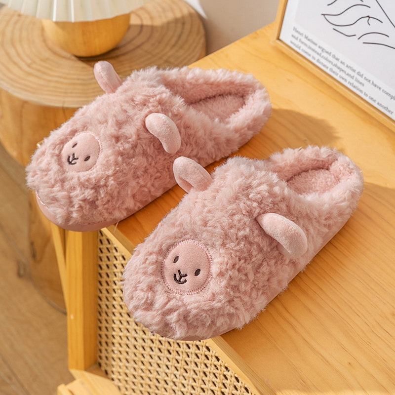 Chaussons Pilou Mouton Rose
